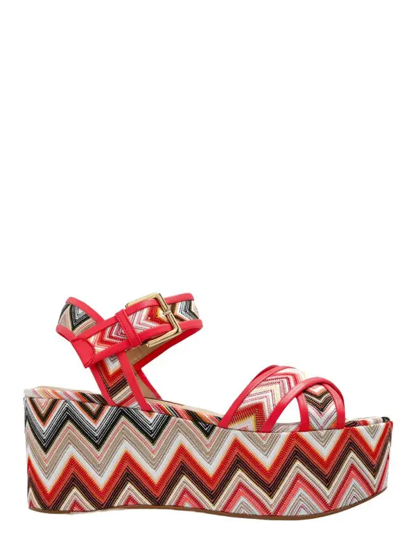 Missoni Patterned Platform Sandals - Multicolour