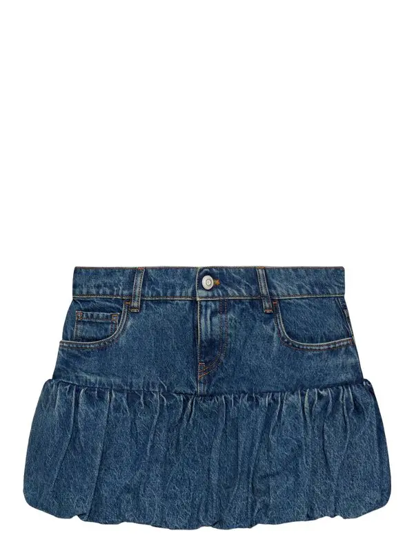 Coperni Denim Mini Skirt - Blue