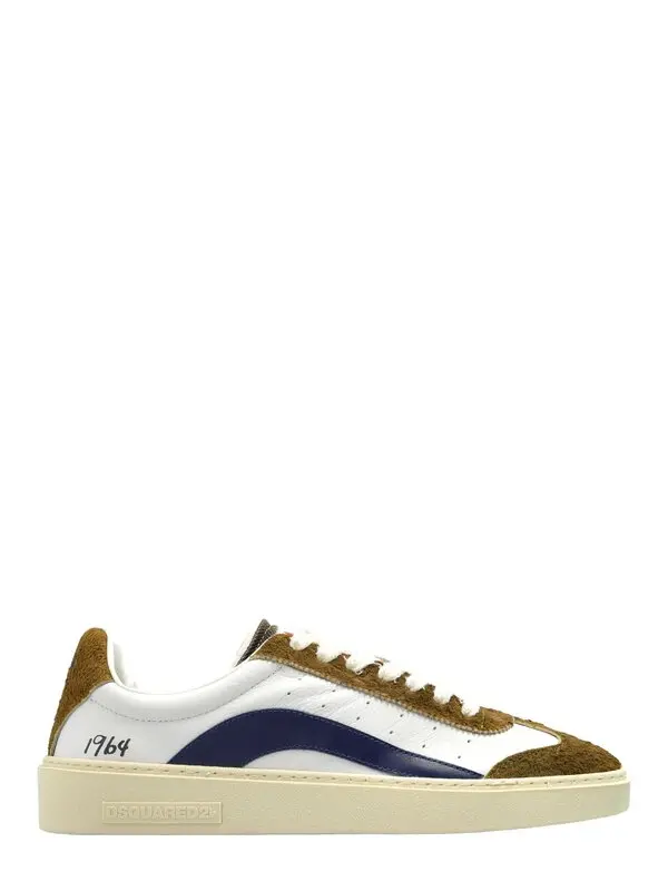 Dsquared2 Rider’ Leather And Suede Sneakers - White