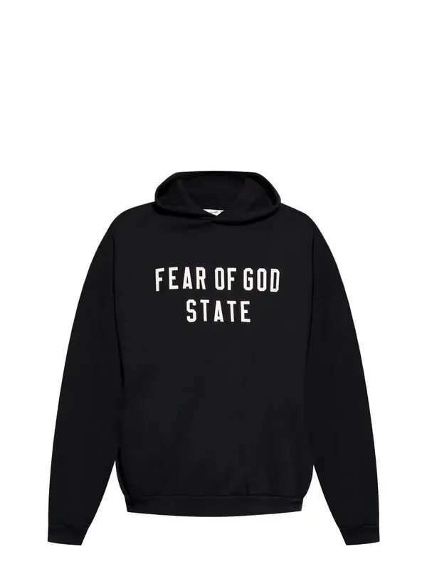Fear Of God Embroidered Logo Sweatshirt - Black