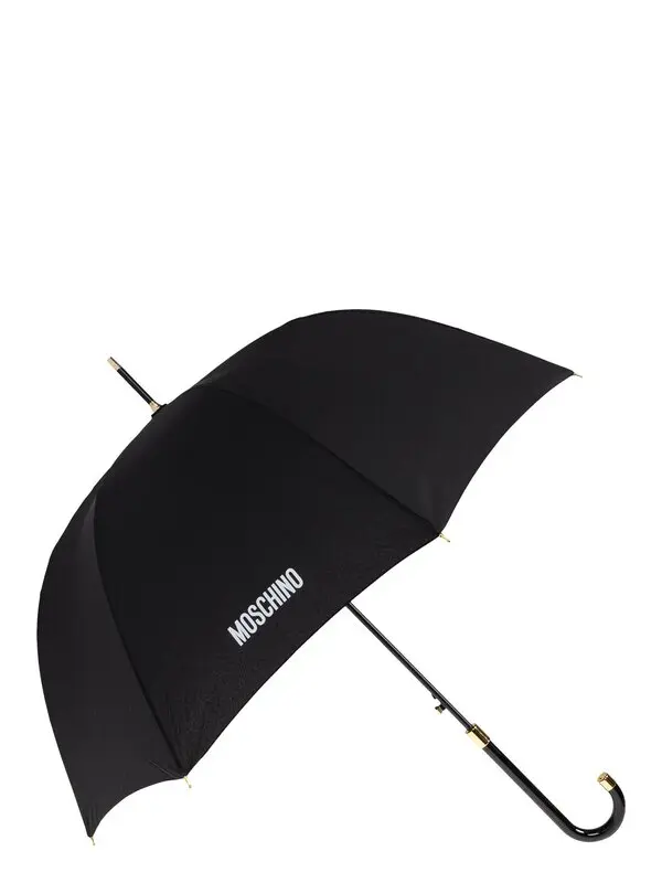 Moschino Patterned Umbrella - Black