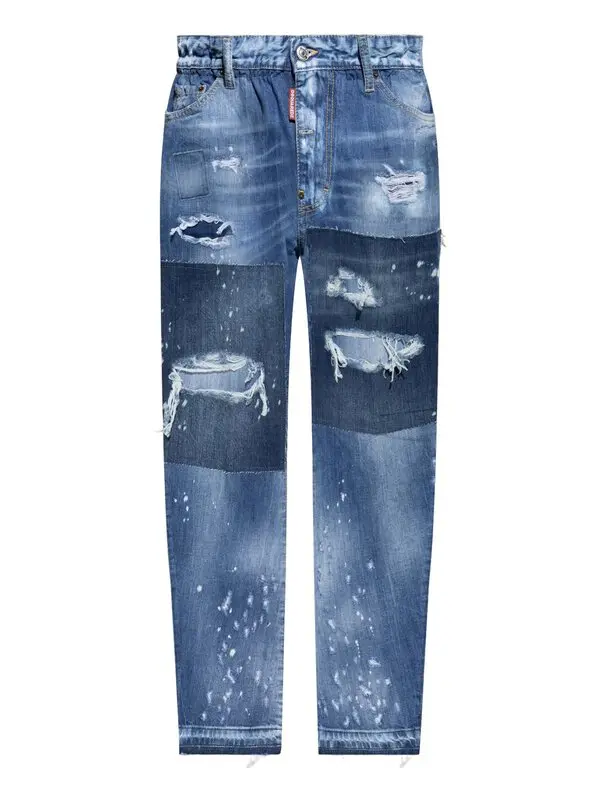 Dsquared2 Big Brother" Patchwork Jeans - Blue