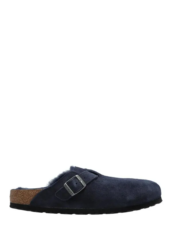 BIRKENSTOCK Boston Vl Mules - Navy Blue