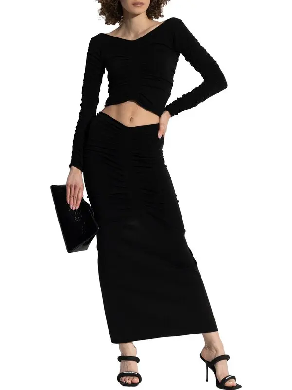 Alexander Wang Draped Top - Black