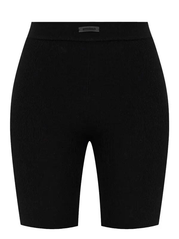 Fear Of God Leggings With Logo Patch - Black