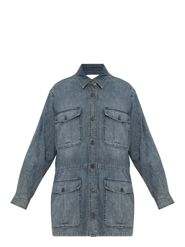 MARANT ETOILE Nossia Denim Jacket - Blue