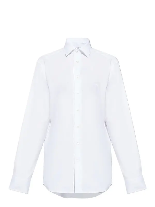 Etro Shirt With Embroidered Logo - White