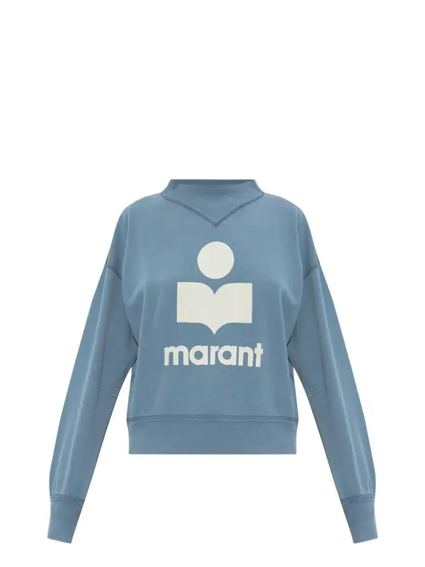 MARANT ETOILE Moby Sweatshirt - Light Blue