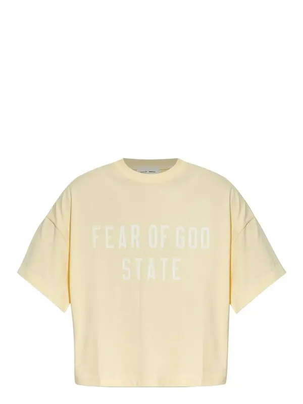 Fear Of God Logo-printed T-shirt - Yellow