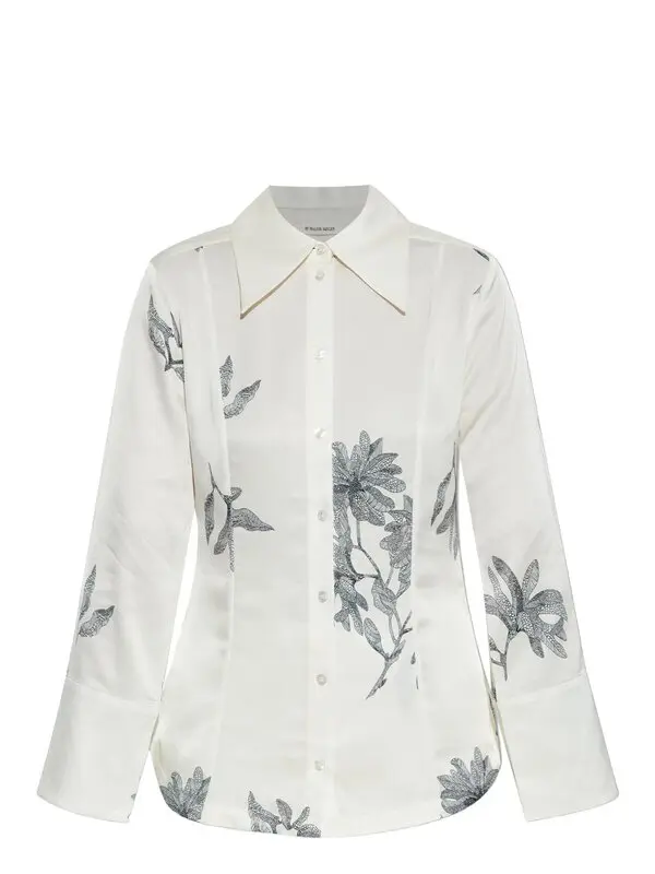 BY MALENE BIRGER Rossiannas Satin Shirt - White