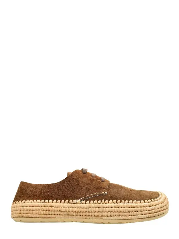 Loewe Rio Suede Shoes - Brown