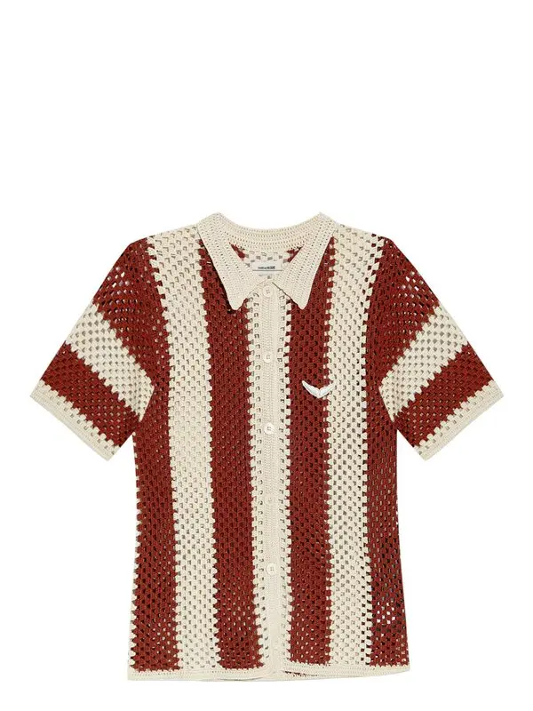 Zadig&Voltaire Ciara Knit Shirt - Cream