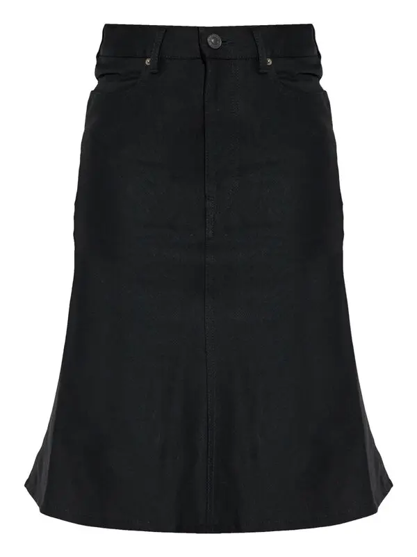Balenciaga Denim Skirt - Black