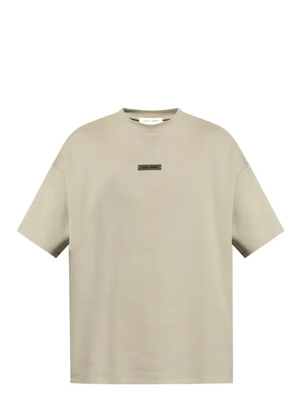 Fear Of God T-shirt With Logo Patch - Grey