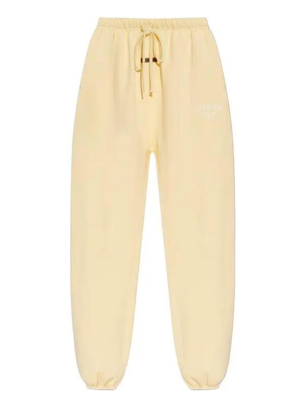 Fear Of God Sweatpants With Logo Patch - Yellow