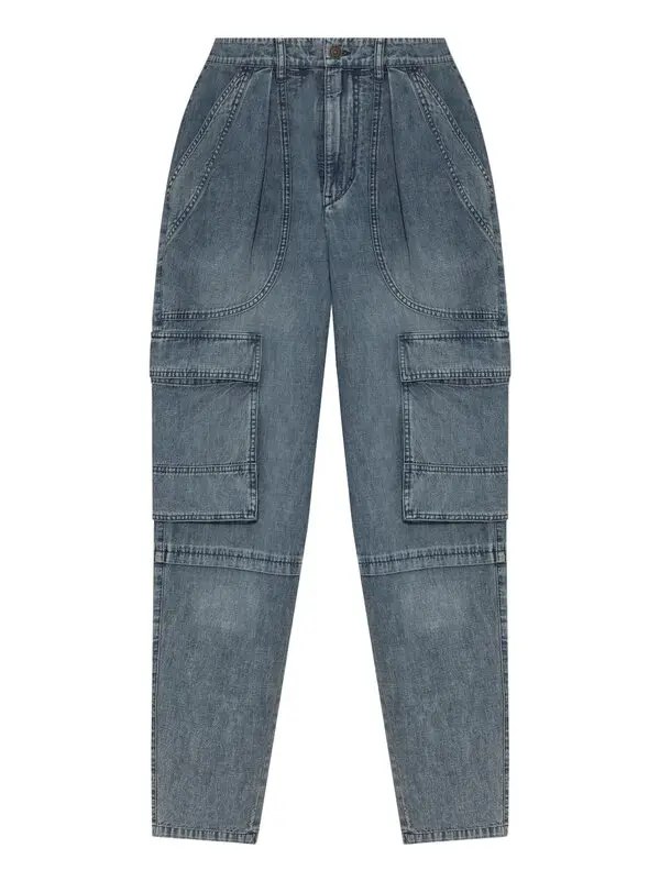 MARANT ETOILE Nayla Cargo Jeans - Blue