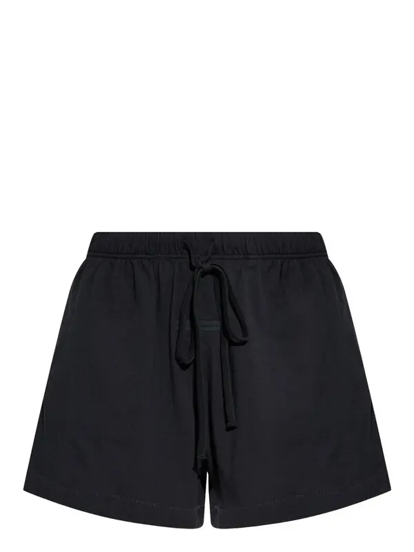 Fear Of God Logo Patch Shorts - Black