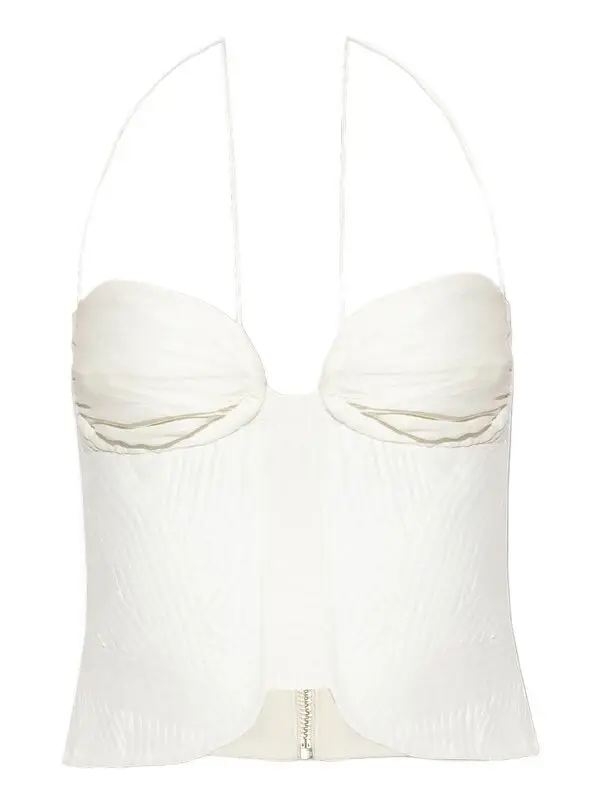 Cult Gaia Habana Corset - White