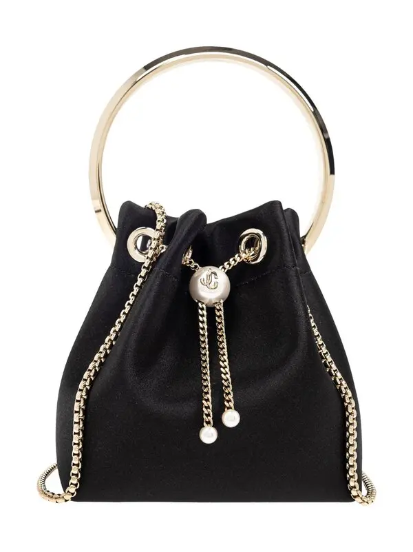 JIMMY CHOO Bon Bon Handbag - Black