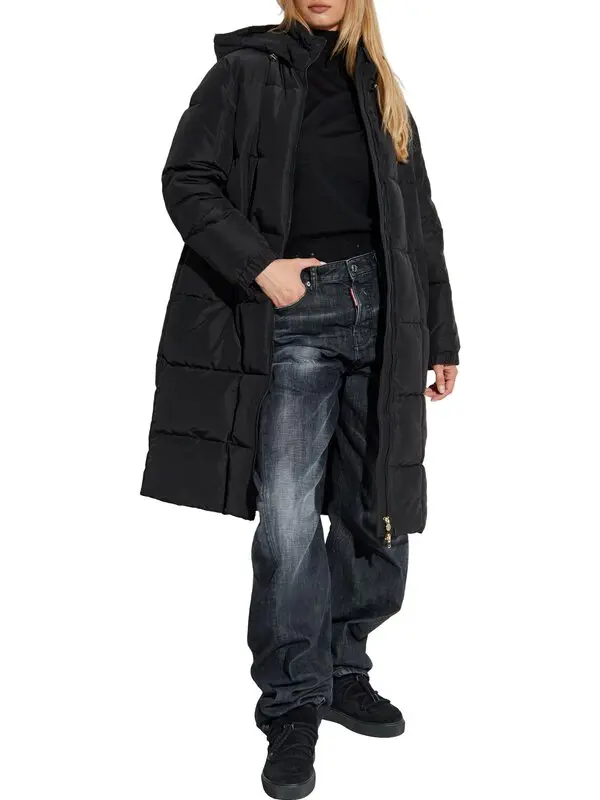 Emporio Armani Quilted Insulated Coat - Black