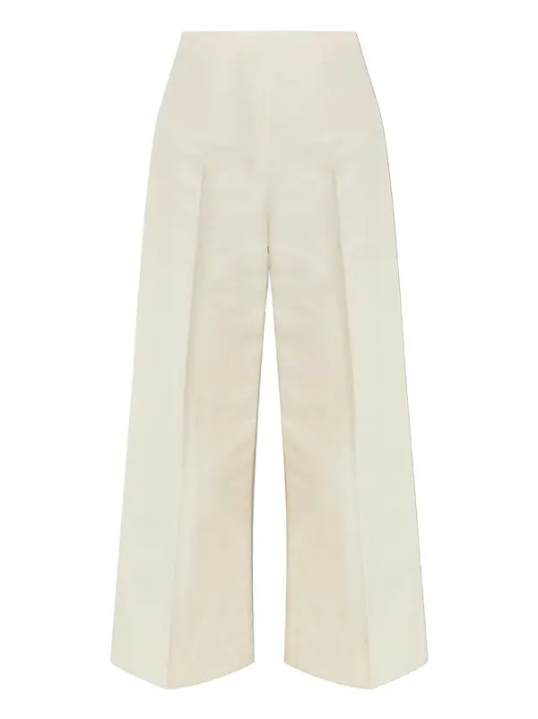 Marni Creased Culottes Trousers - Cream