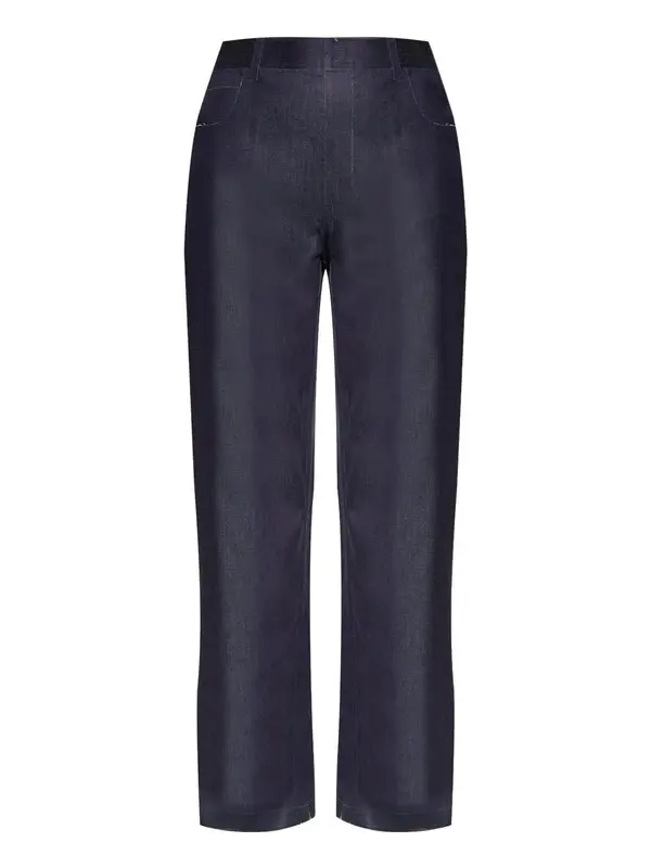Marni Logo Trousers - Navy Blue