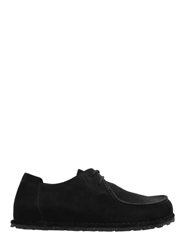 BIRKENSTOCK Utti Lace-up Suede Shoes - Black
