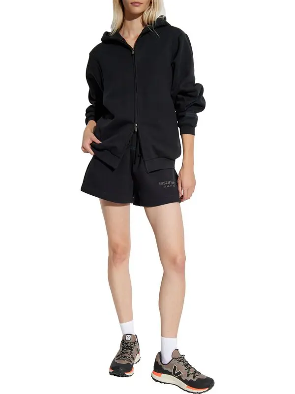 Fear Of God Relaxed Fit Hoodie - Black