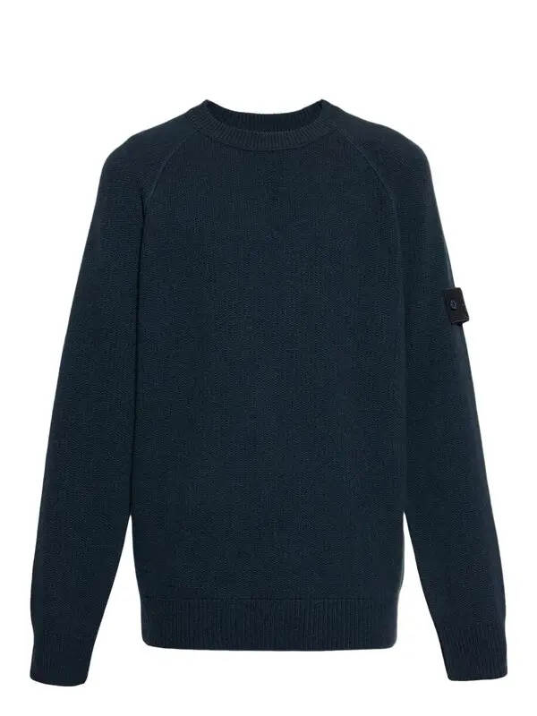 Stone Island Cashmere Sweater - Navy Blue