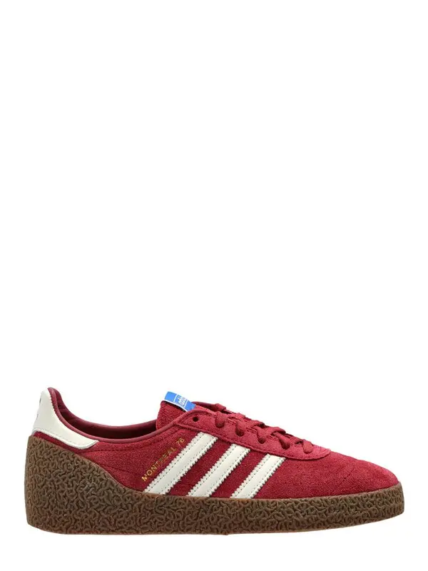 Adidas Originals By Alexander Wang Montreal 76 Suede Sneakers - Burgundy