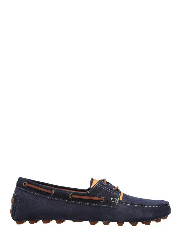 TOD’S Suede Loafers - Navy Blue