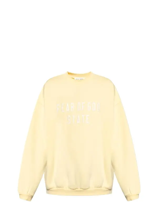 Fear Of God Embroidered Logo Sweatshirt - Yellow