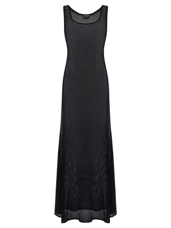 TOM FORD Lace Long-form Dress - Black