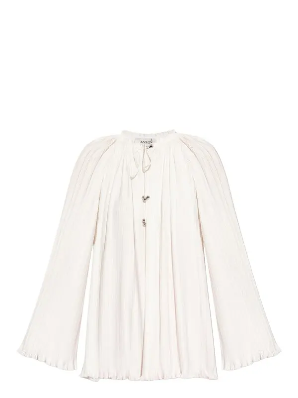 LANVIN Pleated Shirt - White