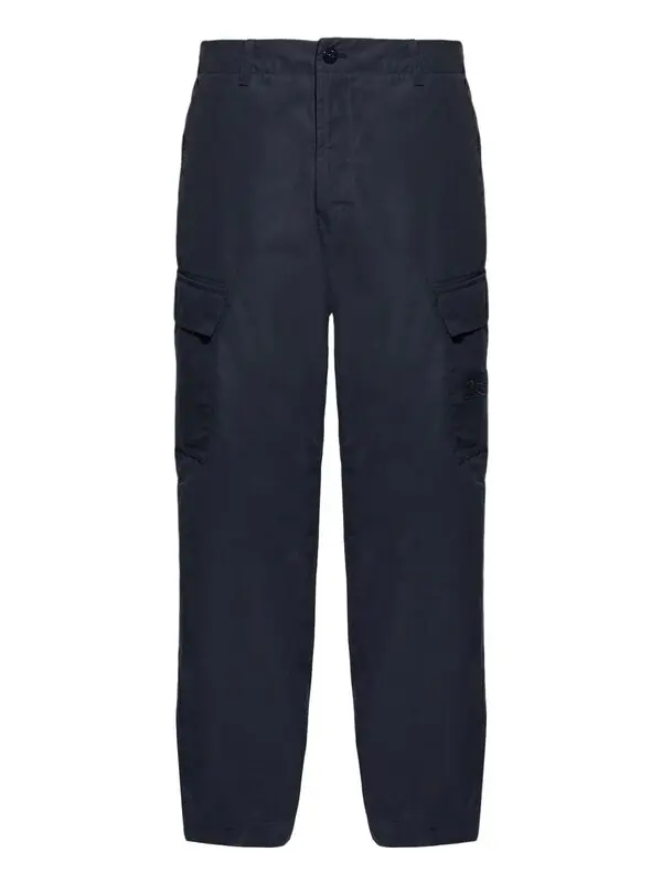 Stone Island Cotton Cargo Trousers - Navy Blue