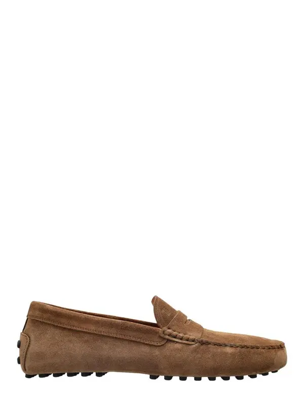 TOD’S Suede Loafers - Brown