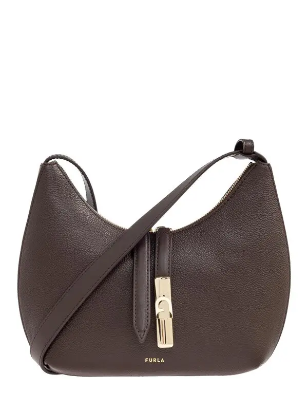 Furla Goccia Small Shoulder Bag - Brown