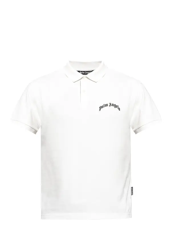 Palm Angels Polo With Logo - White