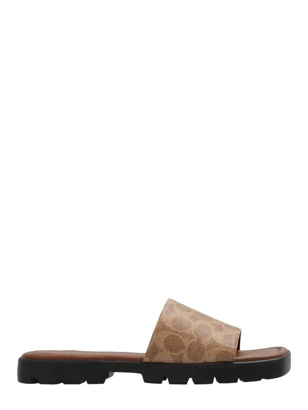 Coach Florence Slides - Brown