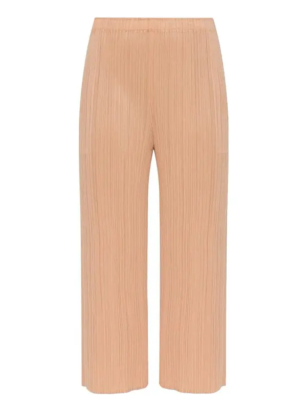 Issey Miyake Pleated Trousers - Orange
