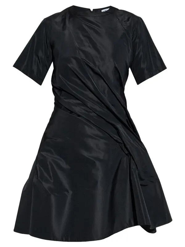 Loewe Dress With Decorative Draping - Black