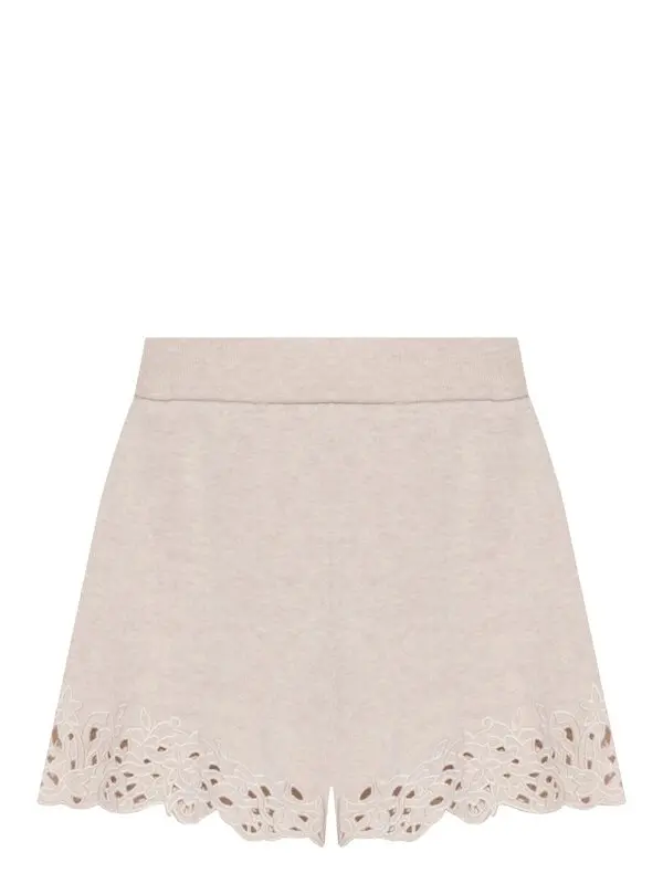 Cult Gaia Shani Shorts - Cream