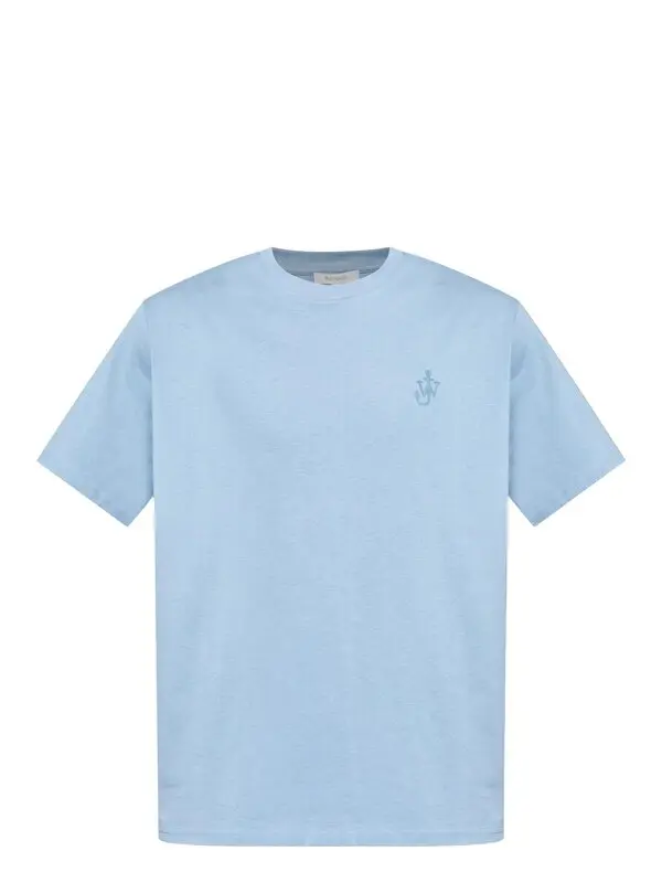 JW Anderson T-shirt With Logo - Light Blue