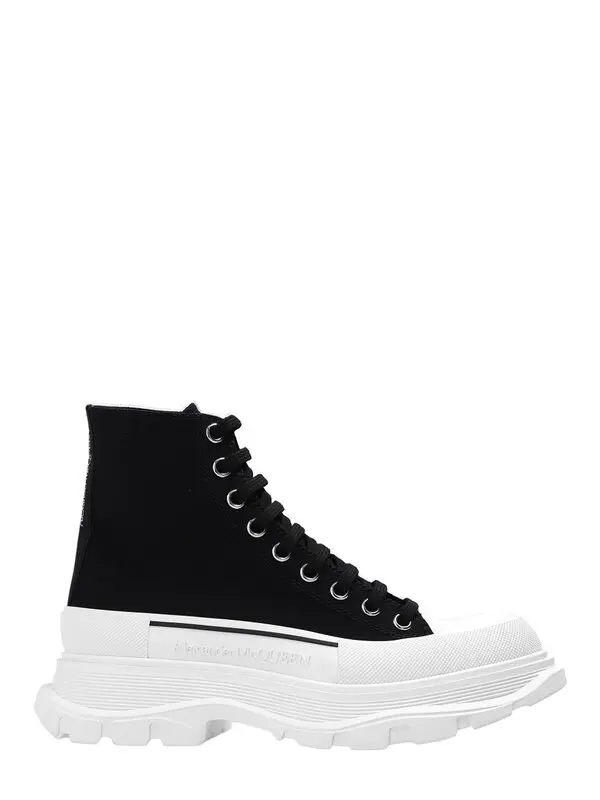 Alexander McQueen High-top Platform Sneakers - Black