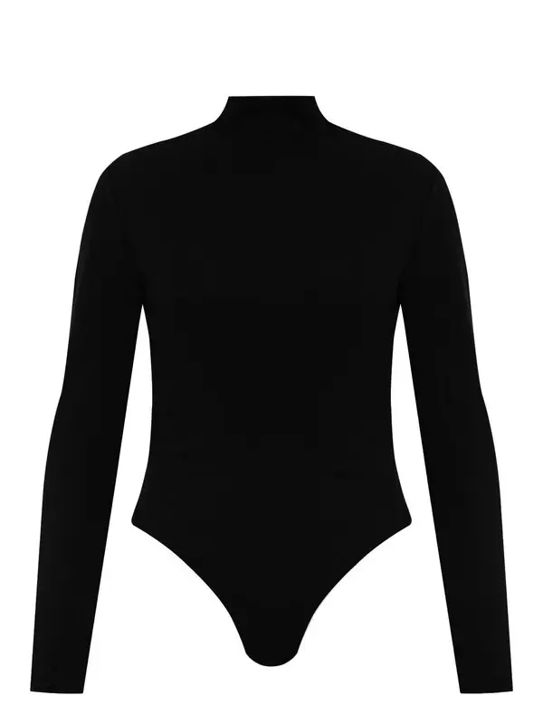 Alaïa Body With Stand-up Collar - Black