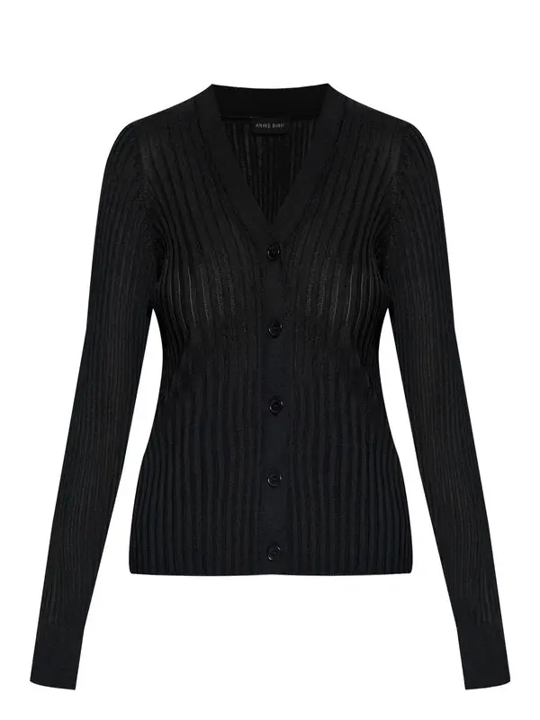 ANINE BING Matheo Cardigan - Black