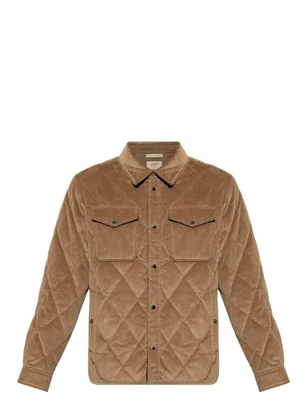 Woolrich Corduroy Quilted Jacket - Brown