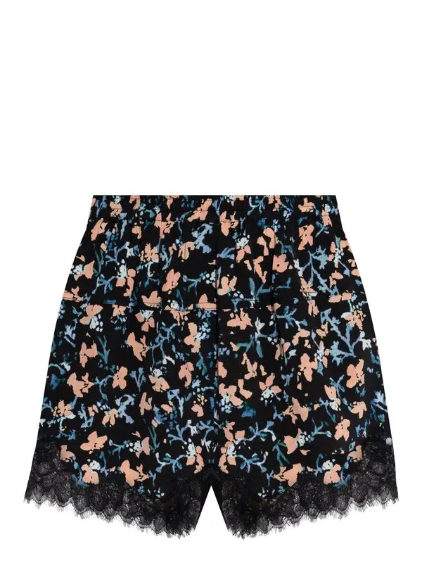 Ulla Johnson Noella Silk Shorts - Black