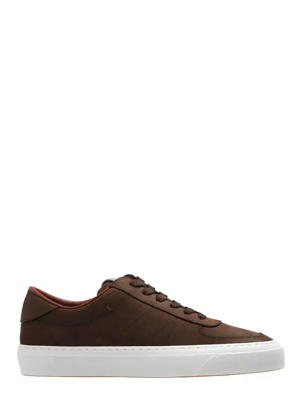 Moncler Monclub Leather Sneakers - Brown