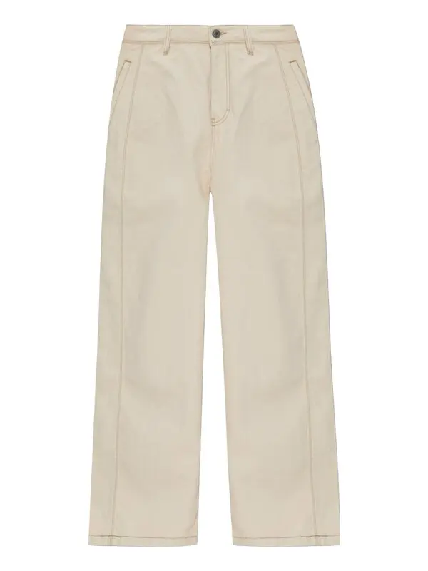 Ami Wide-leg Jeans - Cream